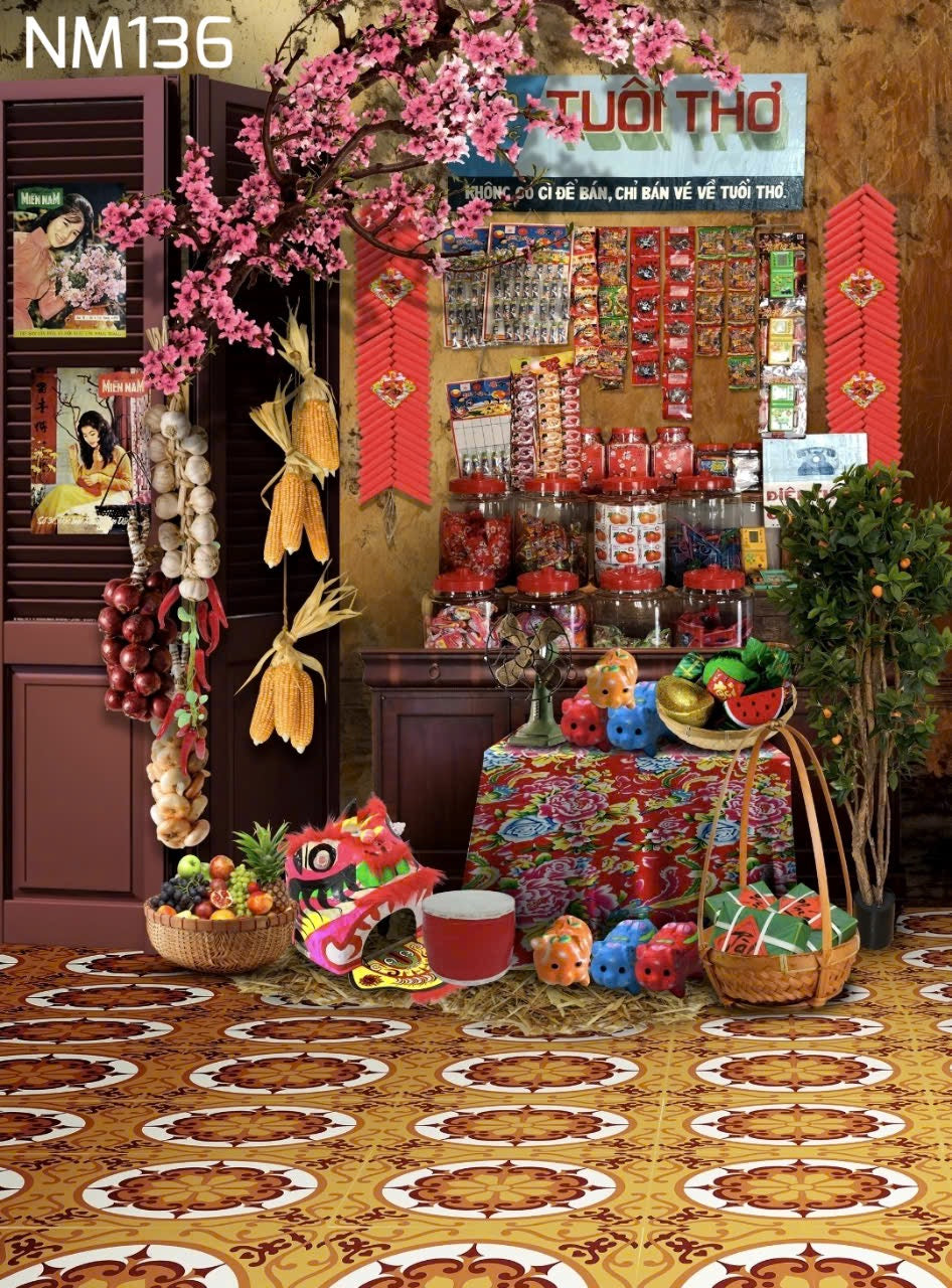 NM136 - Tet Backdrop (Phông Nền Tết 2026) – Viet Huong Collection USA